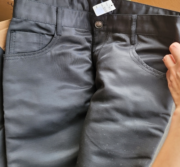 Pants | Black Men Slick Pants | Poshmark